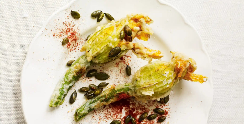 Gill Meller: Courgette Flowers with Salt Cod Recipe | Rhino Greenhouses UK