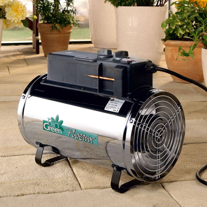 Bio Green Phoenix Stainless Steel 2.8kW Electric Heater – Rhino Greenhouses